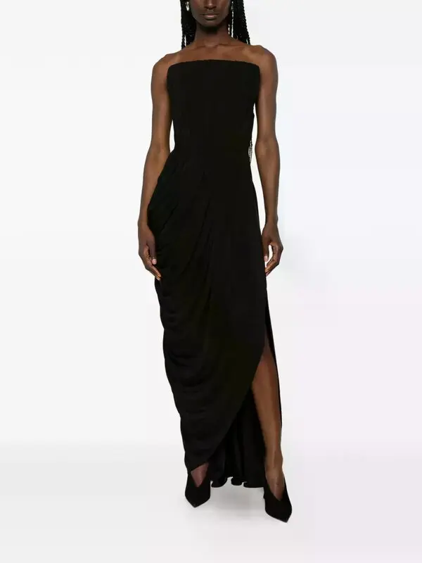 Stella McCartney Draped Asymmetric Dress - Black