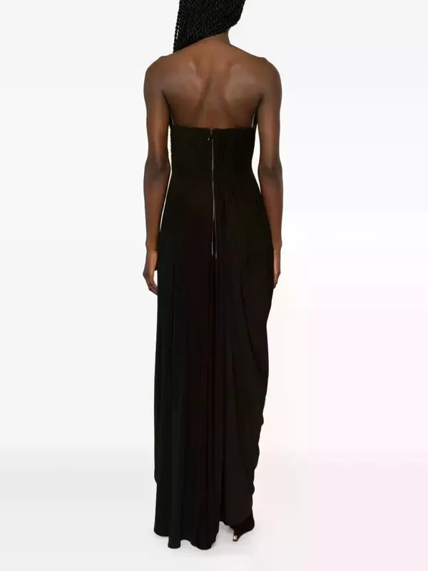 Stella McCartney Draped Asymmetric Dress - Black