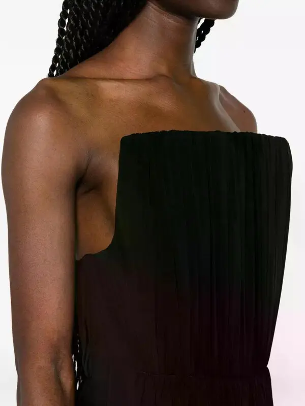 Stella McCartney Draped Asymmetric Dress - Black