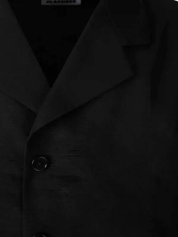JIL SANDER Raw-edge Jacket - Black
