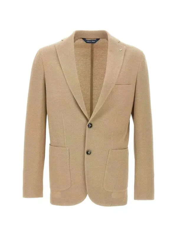 MARCHESANI Honeycomb-weave Blazer
