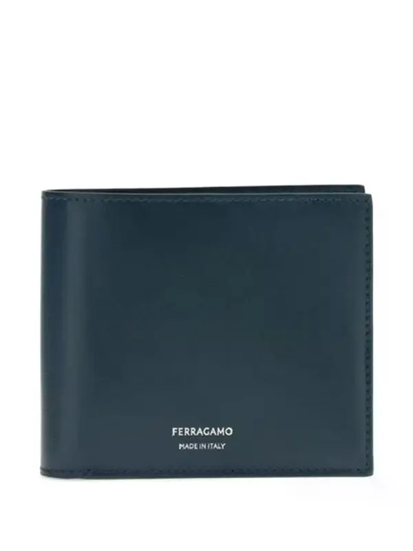 FERRAGAMO Leather Wallet - Blue