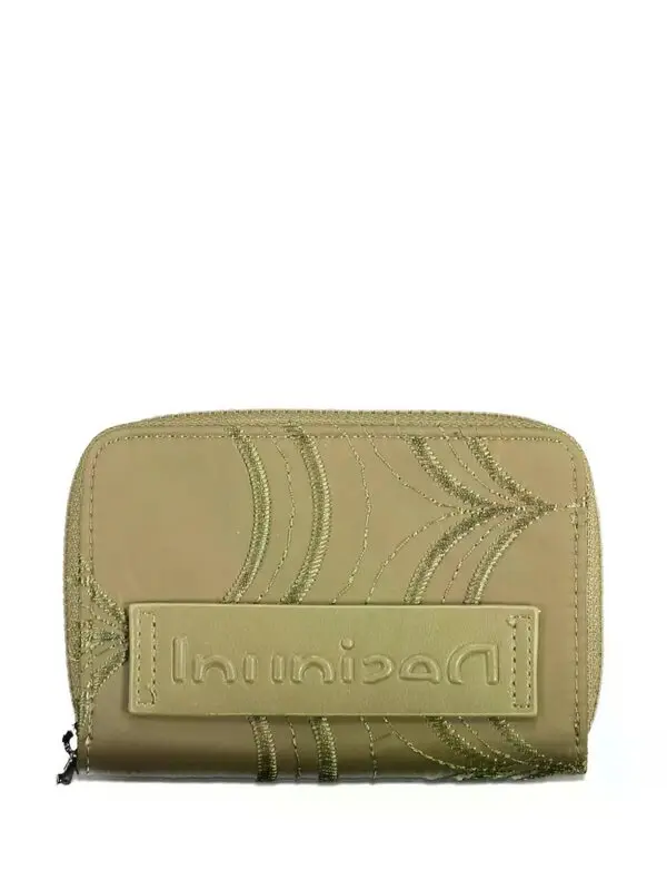 Desigual Logo-detail Wallet - Neutrals