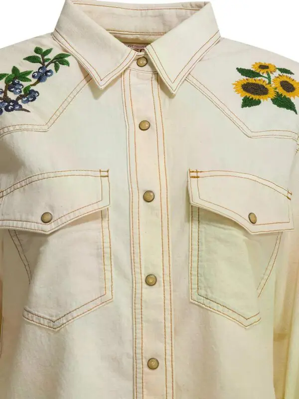 Filson Floral-embroidered Shirt