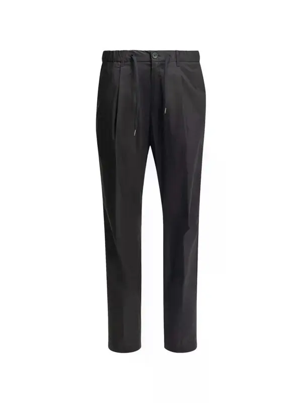 Herno Pleated Drawstring Trousers - Black