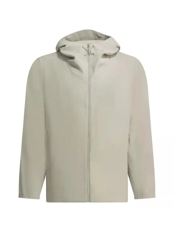 GOLDWIN Zip-up Drawstring Hood Jacket - Neutrals