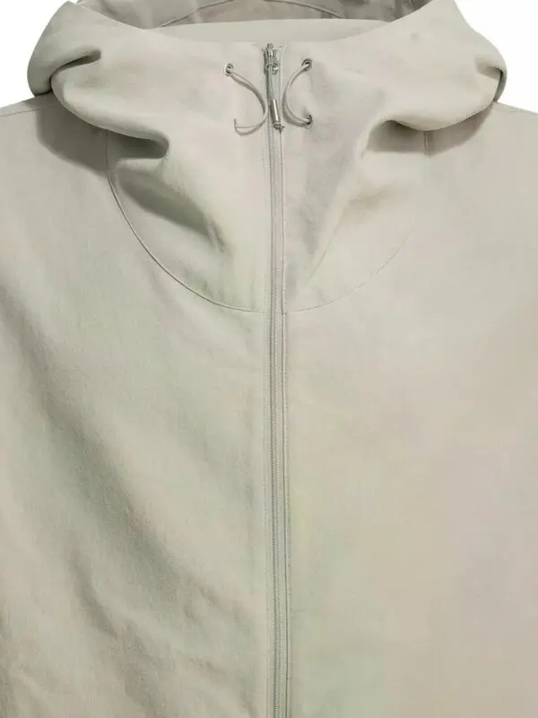 GOLDWIN Zip-up Drawstring Hood Jacket - Neutrals