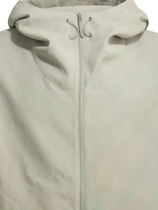 GOLDWIN Zip-up Drawstring Hood Jacket - Neutrals