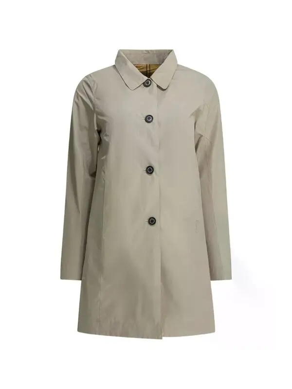 Barbour Reversible Check-pattern Trench Coat - Neutrals