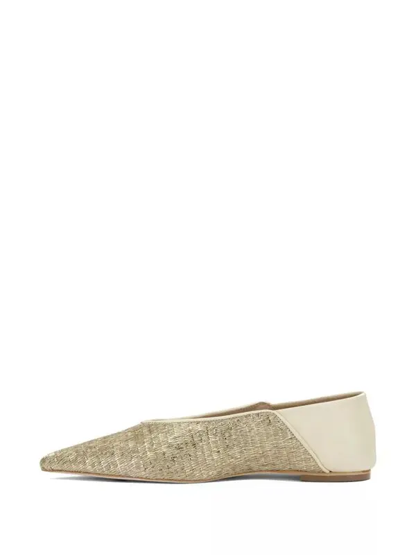 AMMB MILANO Pointed-toe Ballet Flats