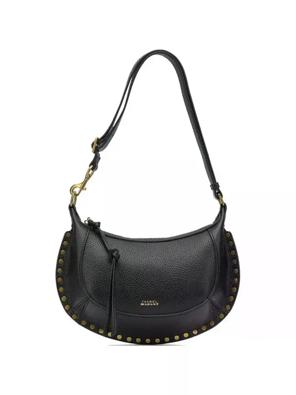 Isabel Marant Oskan Moon Stud-embellished Shoulder Bag - Black