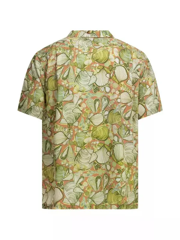 Patagonia Seashell-print Short-sleeve Shirt - Orange