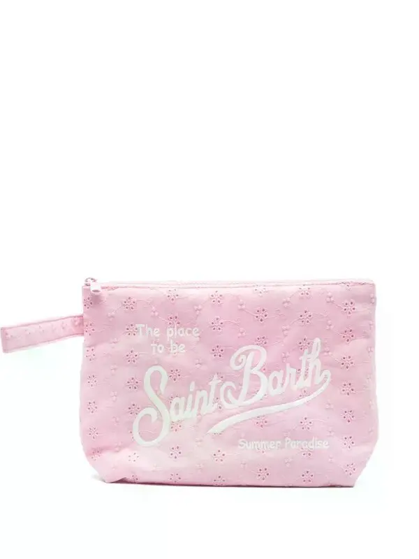 MC2 SAINT BARTH Aline Flower Clutch - Pink