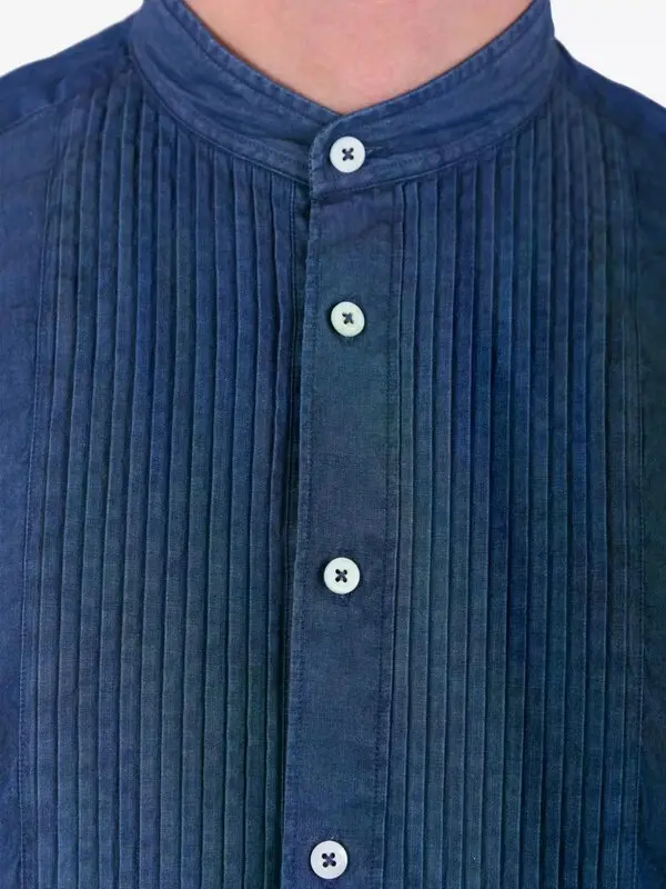DELL'OGLIO Stitched Bib Shirt