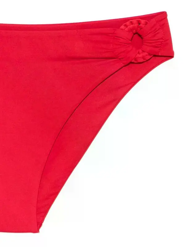 FISICO Ring-detail Bikini Bottom - Red