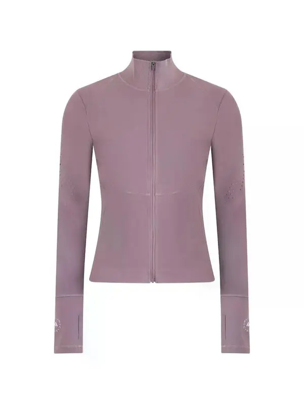 Adidas By Stella McCartney Perforated Zip-up Jacket - Purple