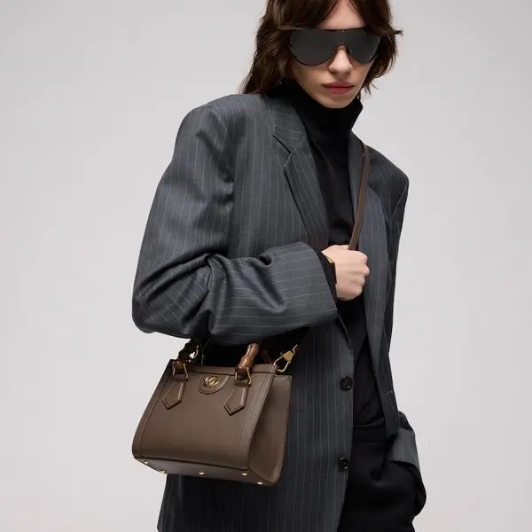 Gucci Diana Small Tote Bag - Brown