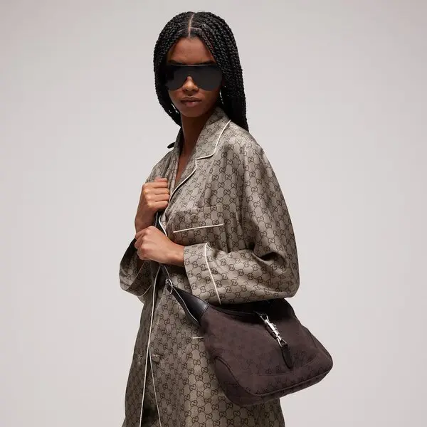Gucci Jackie 1961 Medium Shoulder Bag - Beige