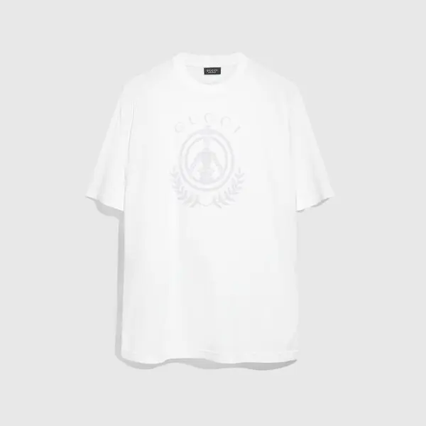 Gucci Cotton Jersey T-shirt With Print - White