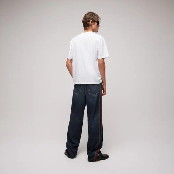 Gucci Cotton Jersey T-shirt With Print - White