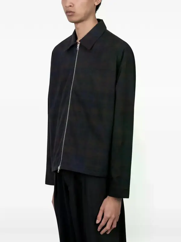 ANOTHER ASPECT Check Zip Jacket