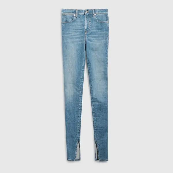 Gucci Cotton Stretch Denim Skinny Pants - Blue