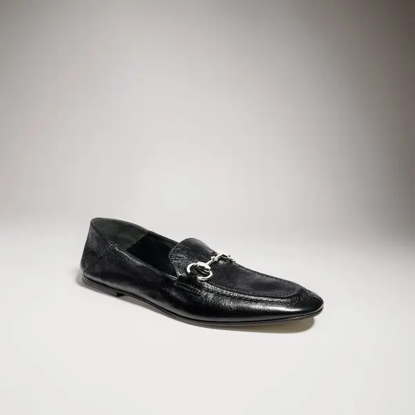 Gucci S Jordaan Soft Leather Loafer - Black
