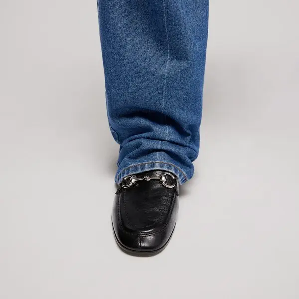 Gucci S Jordaan Soft Leather Loafer - Black