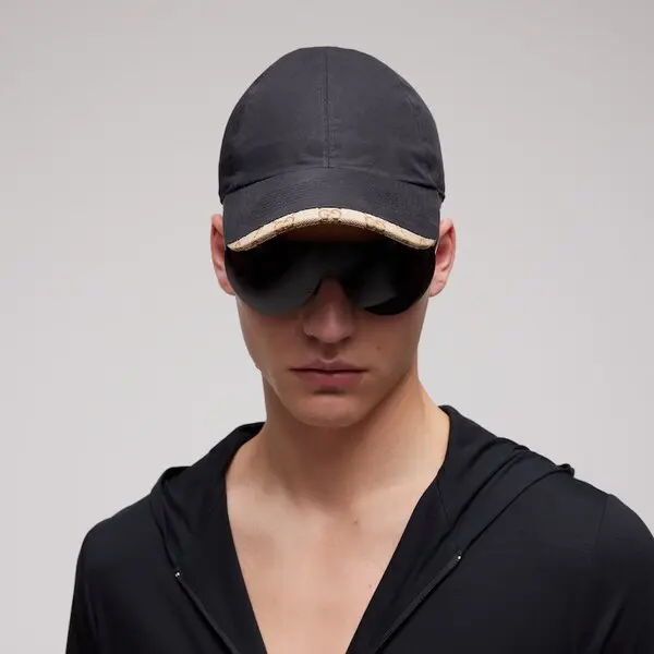Gucci Cotton Canvas Baseball Cap - Black