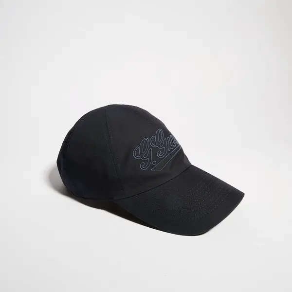 Gucci Cotton Baseball Cap With G. Embroidery - Black