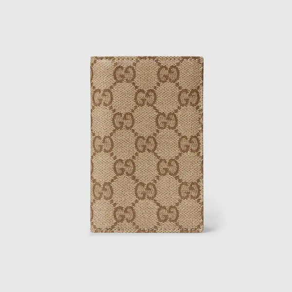 Gucci Gg Card Case Original Gg Fabric - Beige