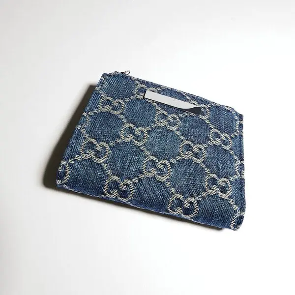 Gucci Small Wallet With Plaque Fabric