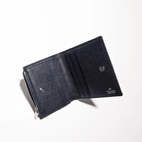 Gucci Small Wallet With Plaque Fabric