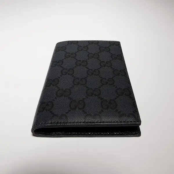 Gucci Essence Classic Passport Case Original Gg Fabric