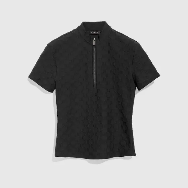 Gucci Gg Jacquard Jersey T-shirt - Black