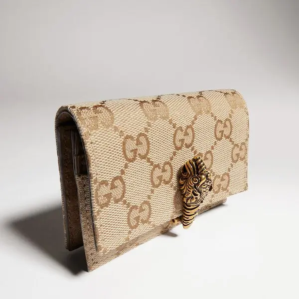 Gucci Dionysus Small Wallet Gg Canvas
