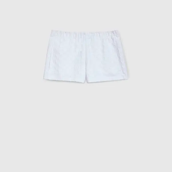 Gucci Gg Jersey Jacquard Shorts Ready-to-wear - White