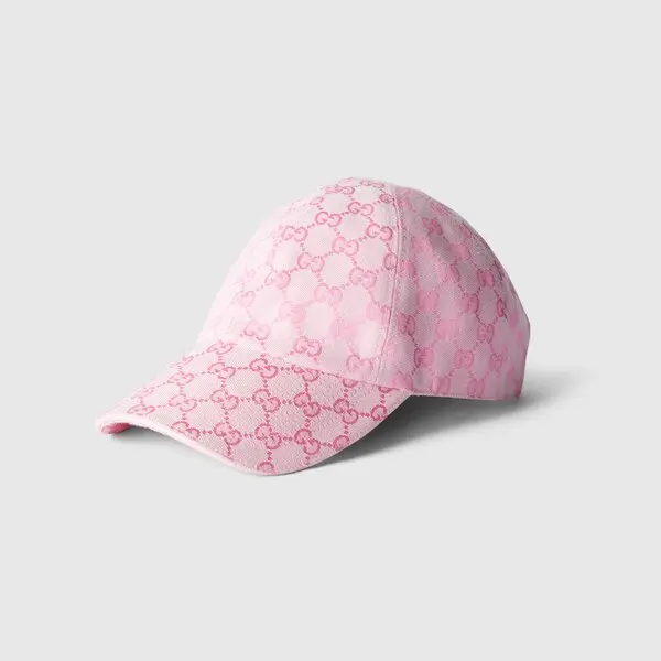 Gucci Gg Canvas Baseball Hat - Pink