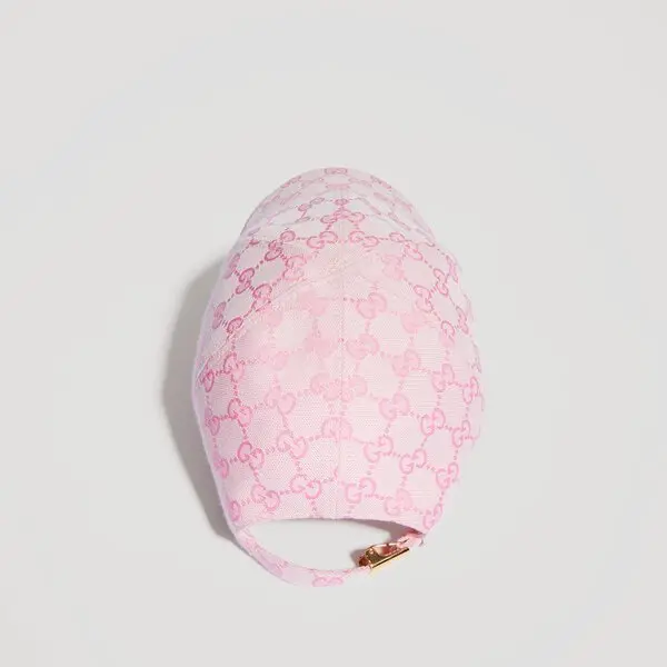 Gucci Gg Cotton Canvas Baseball Hat - Pink