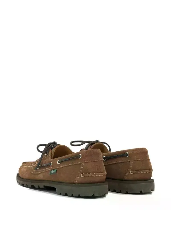 Paraboot Malo Lug-sole Boat Shoes - Brown