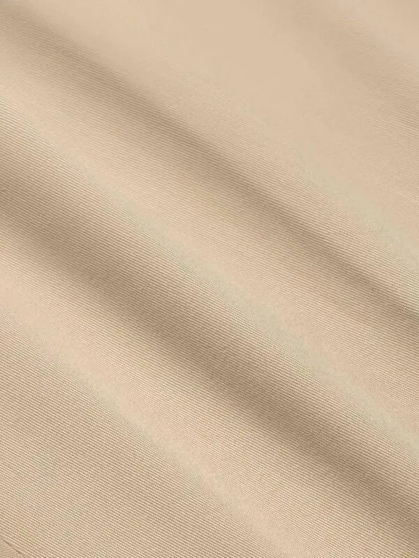 AURELIEN Drawstring Twill Trousers - Neutrals