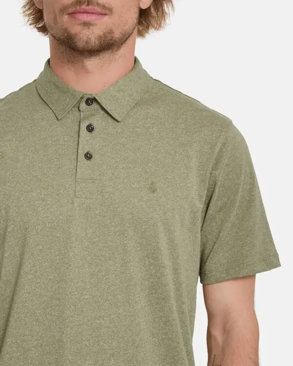 Volcom Wowzer Polo Short Sleeve Shirt - Thyme