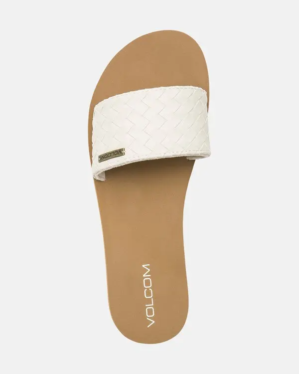 Volcom Braided Slides - Cream