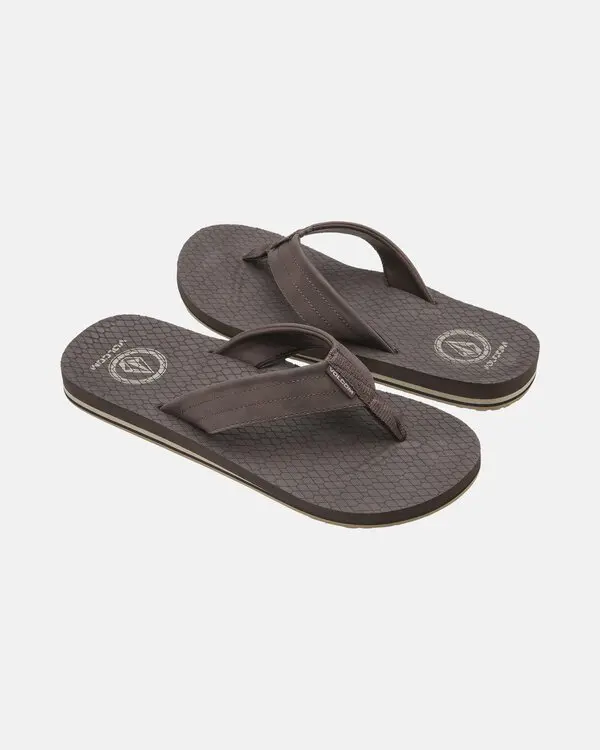 Volcom Flip Flops - Brown