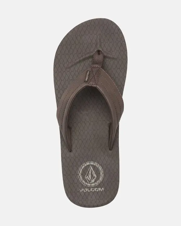 Volcom Flip Flops - Brown