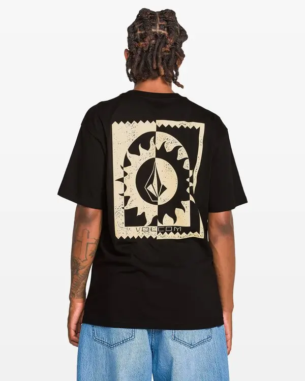 Volcom Burner Short Sleeve Tee - Black