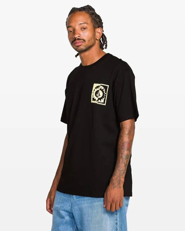 Volcom Burner Short Sleeve Tee - Black