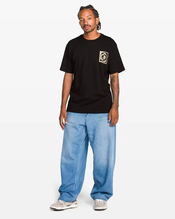 Volcom Burner Short Sleeve Tee - Black