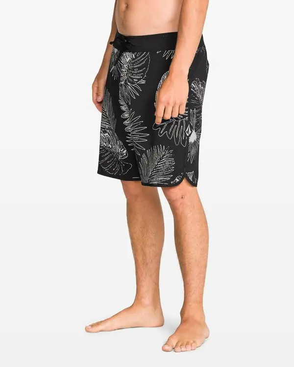 Volcom Infuse Scallop Mod 19" Boardshort - Black