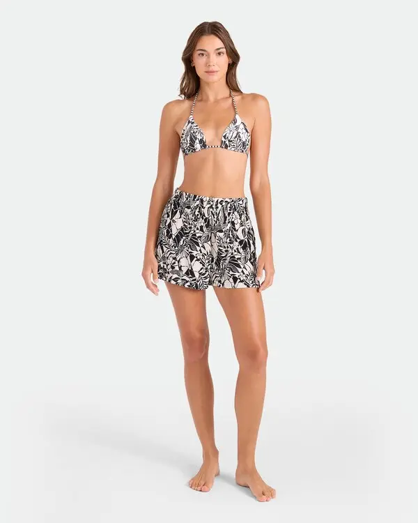 Volcom Printed Viscose Shorts - Orange/blue